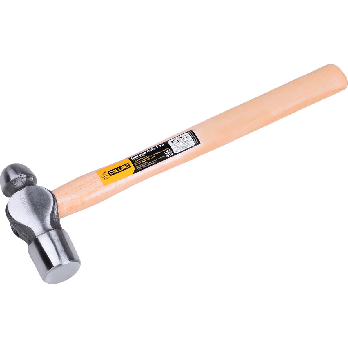 Martelo Bola Collins 1kg - Ferramenta de Alta Performance - Super Pro ...