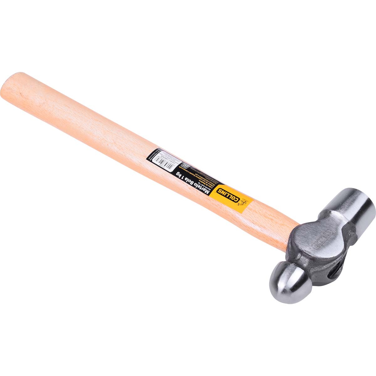 Martelo Bola Collins 1kg - Ferramenta de Alta Performance - Super Pro ...