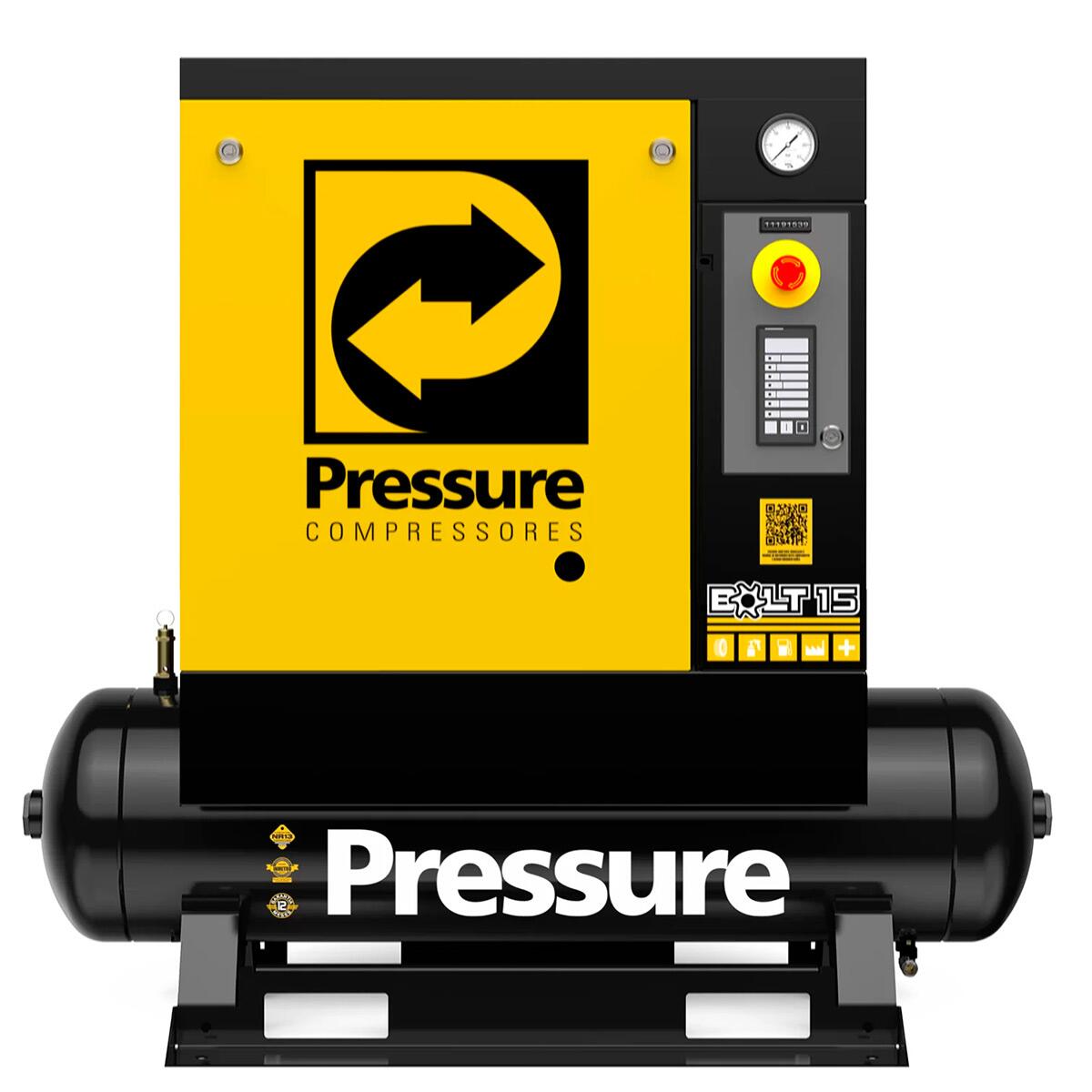 Compressor Bolt 15 de Ar Parafuso 15Hp 220V Pressure - Super Pro Atacado